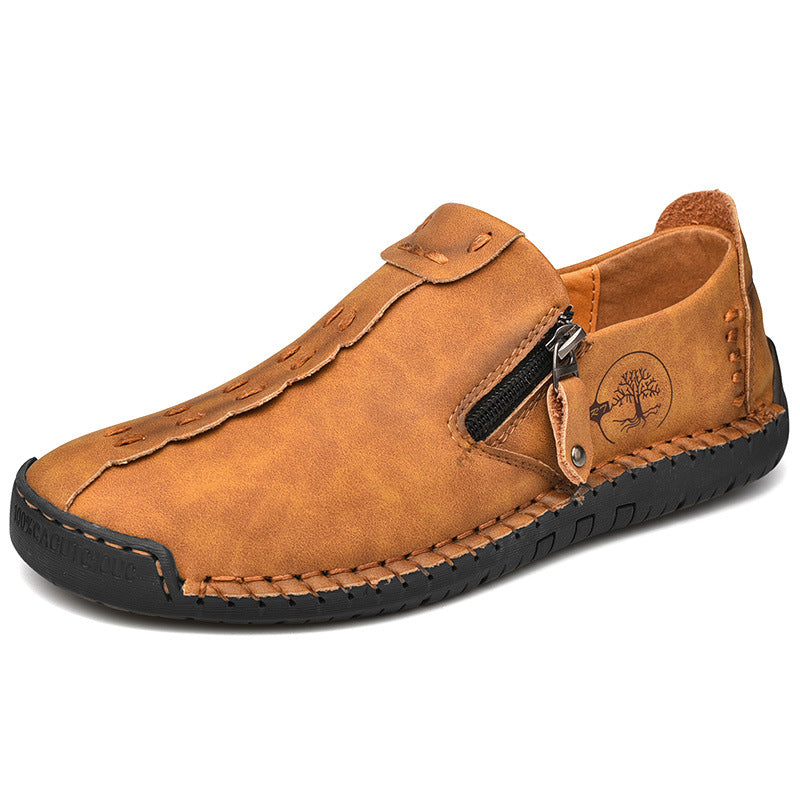 Mostelo® - Men's retro leather shoes with orthopedic and extremely com ...